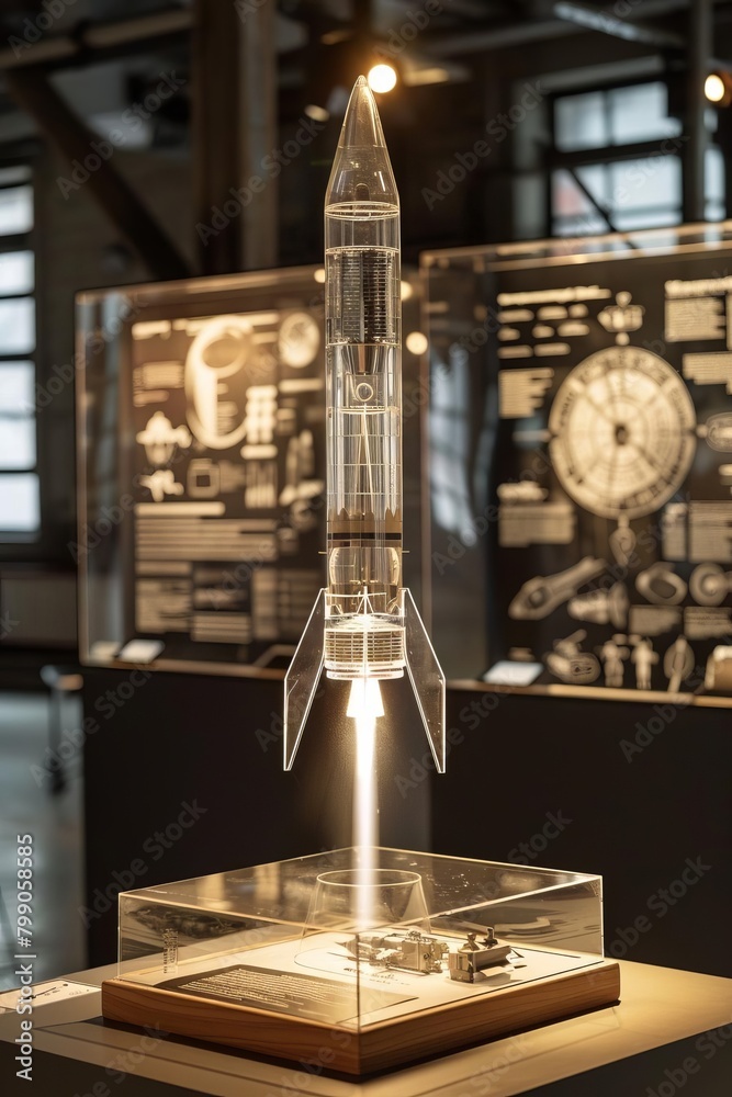 A conceptual design of a future missile technology exhibit at a science ...