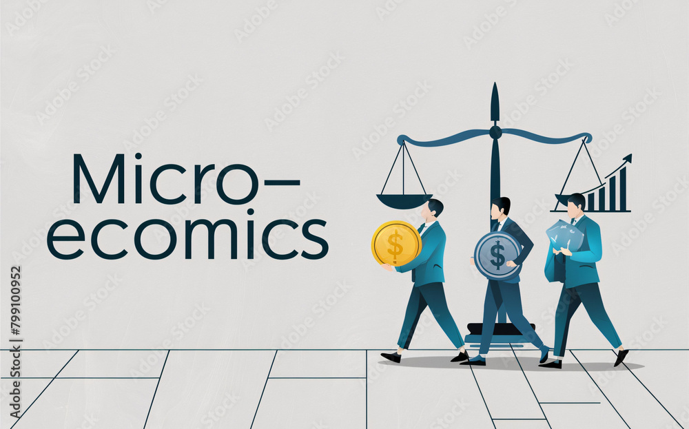 Microeconomics Stock Illustration | Adobe Stock