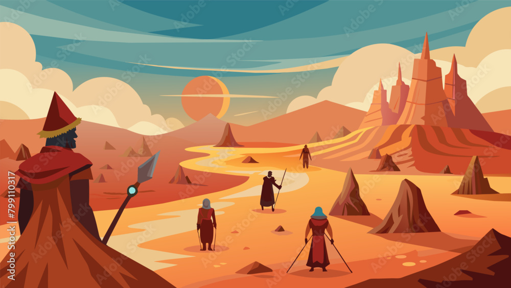 Desolate lands are inhabited by telepathic tribes who use their ...