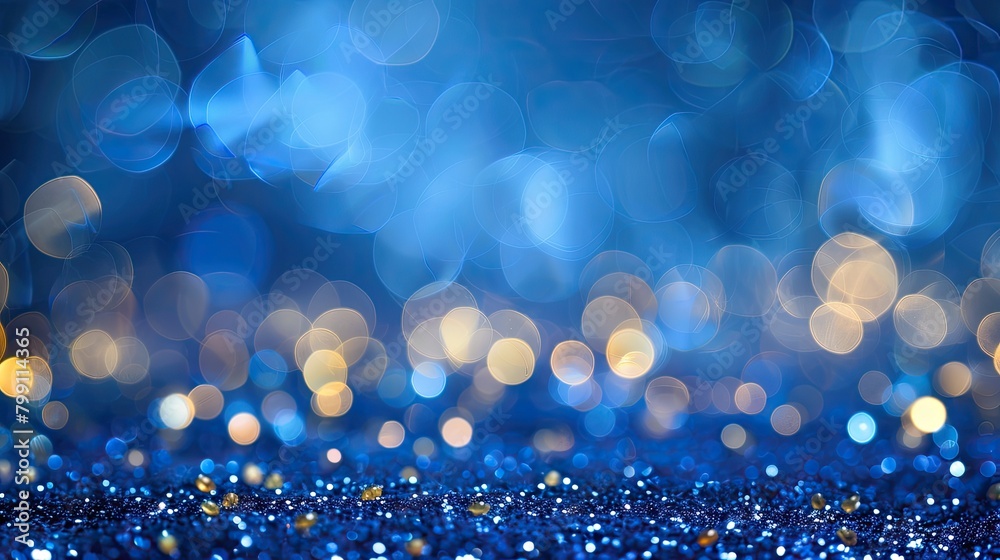 Blue background with sparkling lights. Modern blue background ...