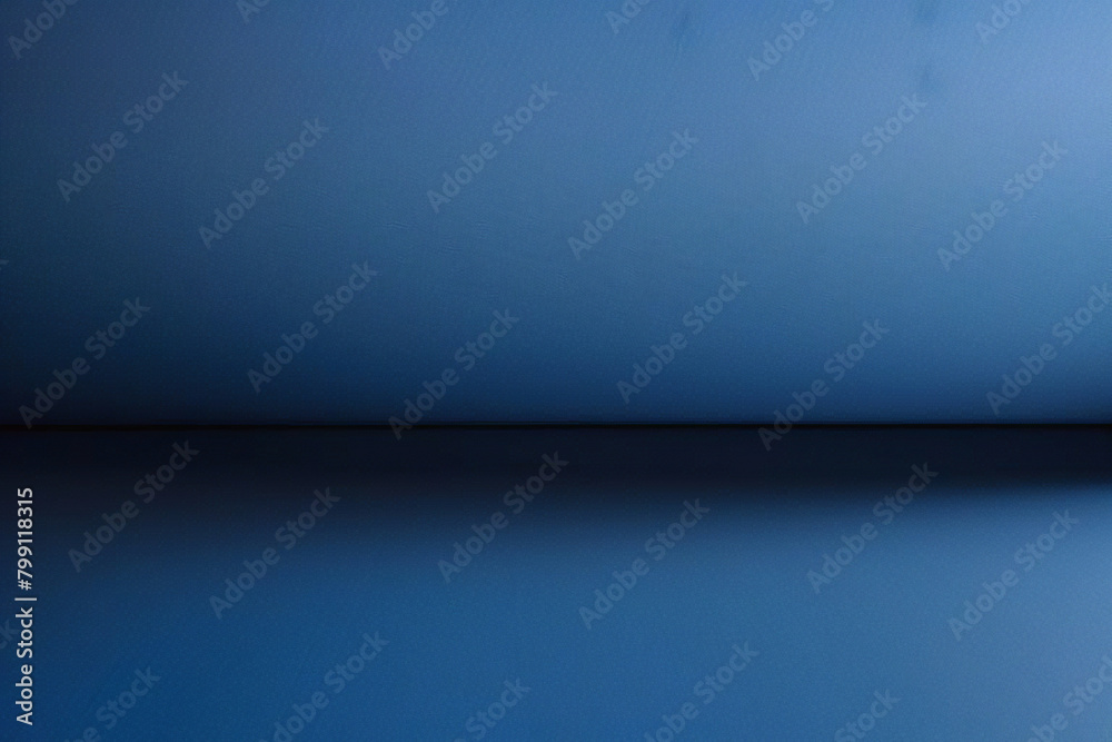 Fundo azul abstrato, forma suave de design de curva azul pela cor azul ...