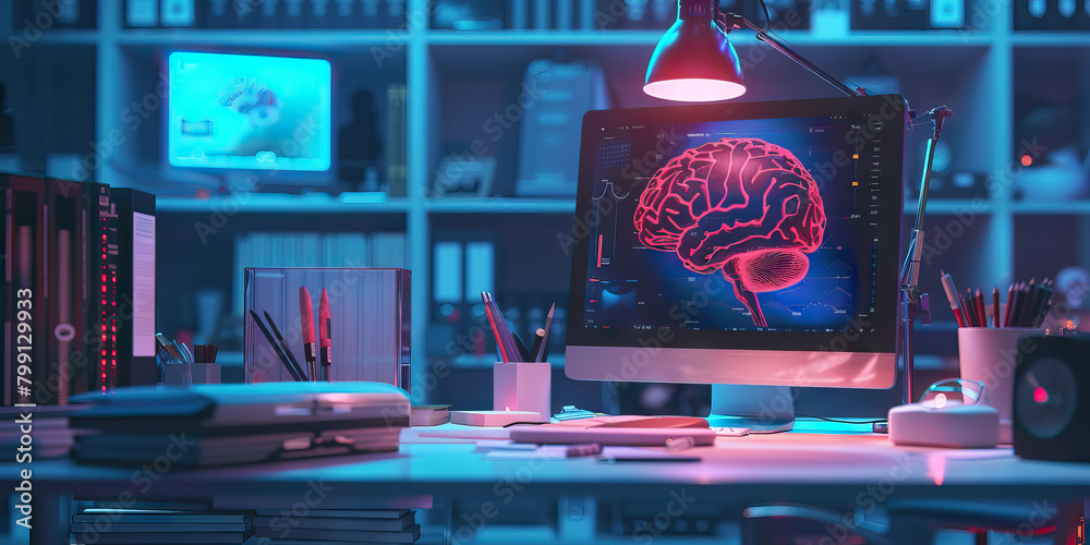 Close-up of a neuropsychologist's desk with cognitive assessment tools ...