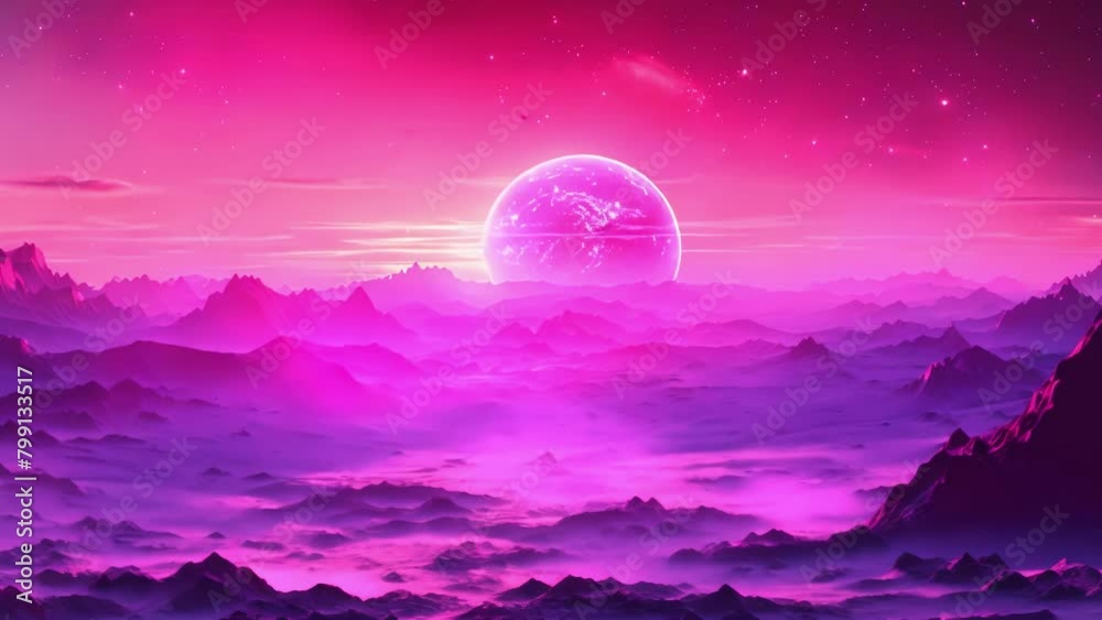 Nighttime background with cyberpunk aesthetic and shooting starlight ...