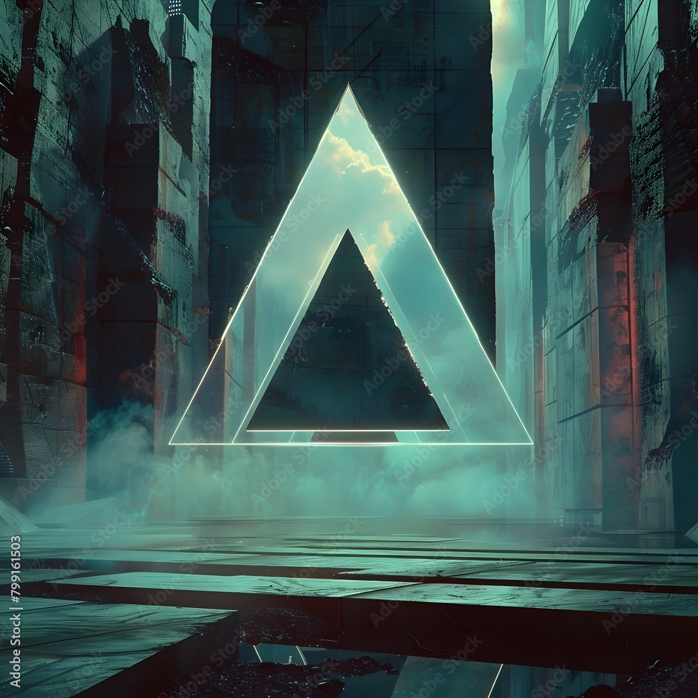 Surreal Architectural Paradox Hallucinatory Rendering of the Iconic ...