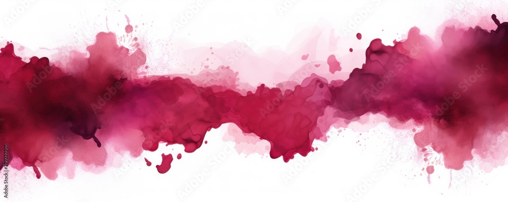 Maroon splash banner watercolor background for textures backgrounds and ...