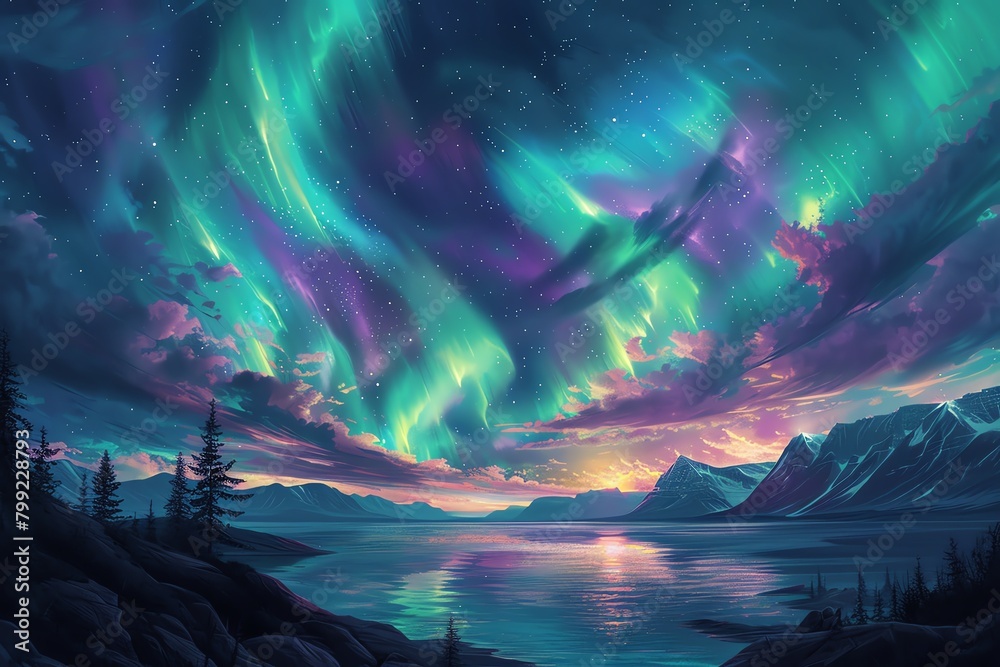 The aurora borealis, also known as the northern lights, is a natural ...