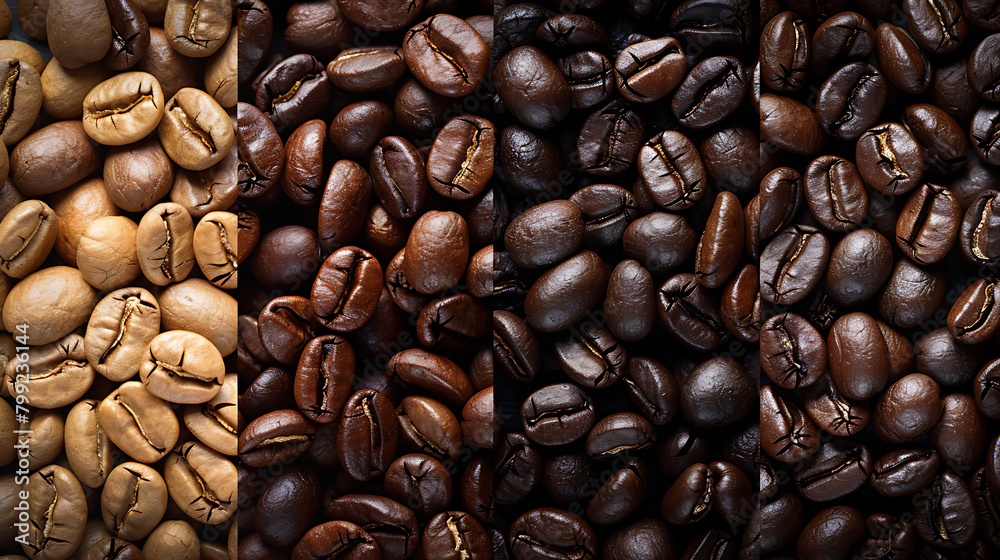 Different roads level of coffee bean, wallpaper, choosing the power ...