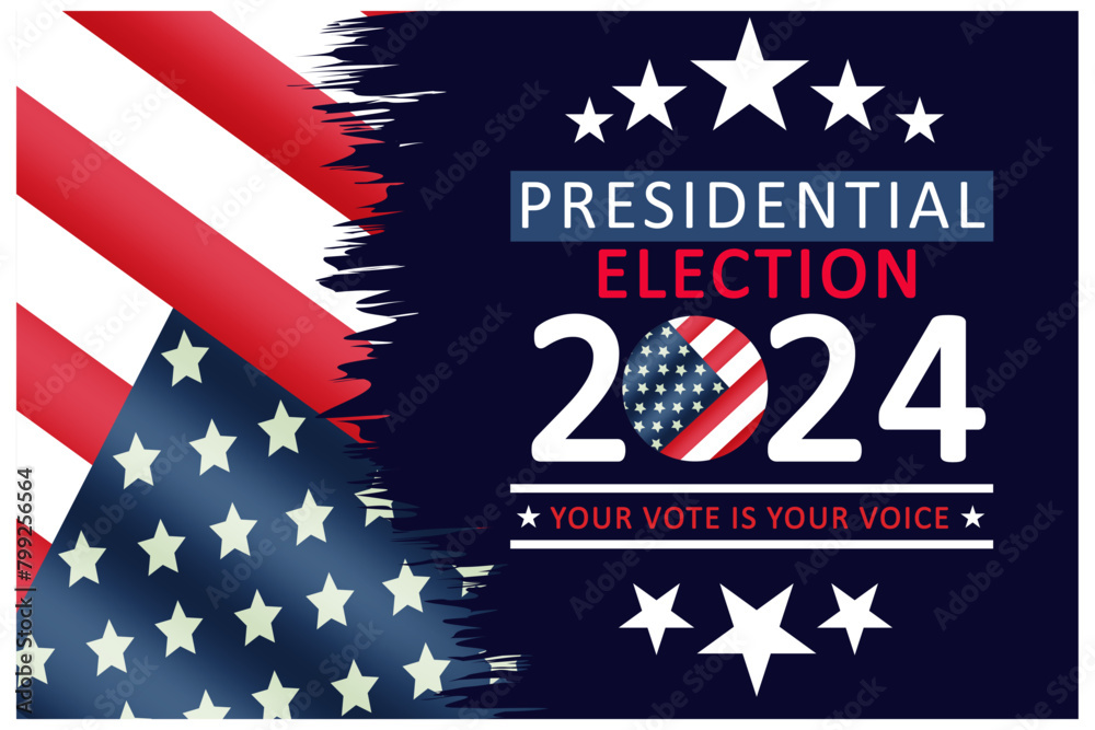 Presidential election day in the United States. Vote 2024. Election ...