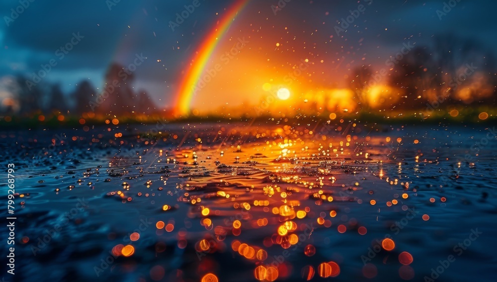 Rainbow after the storm, beauty, positivity, luck, hope Resilient ...