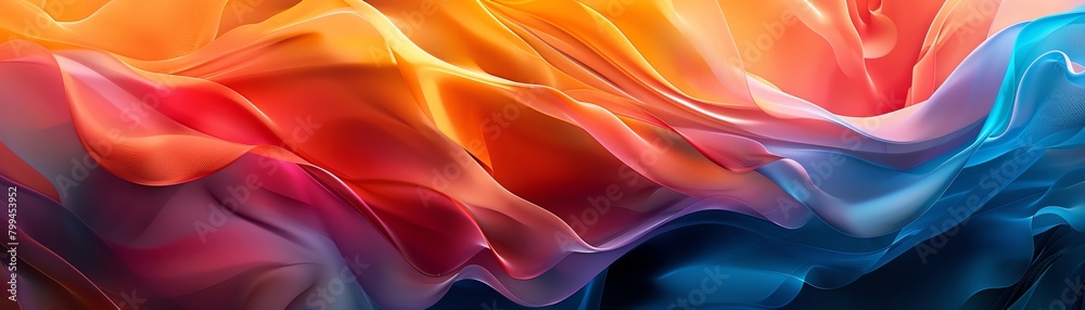 Dynamic abstract wallpaper, fluid shapes and bold lines in a lively ...