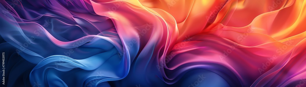 Dynamic abstract wallpaper, fluid shapes and bold lines in a lively ...