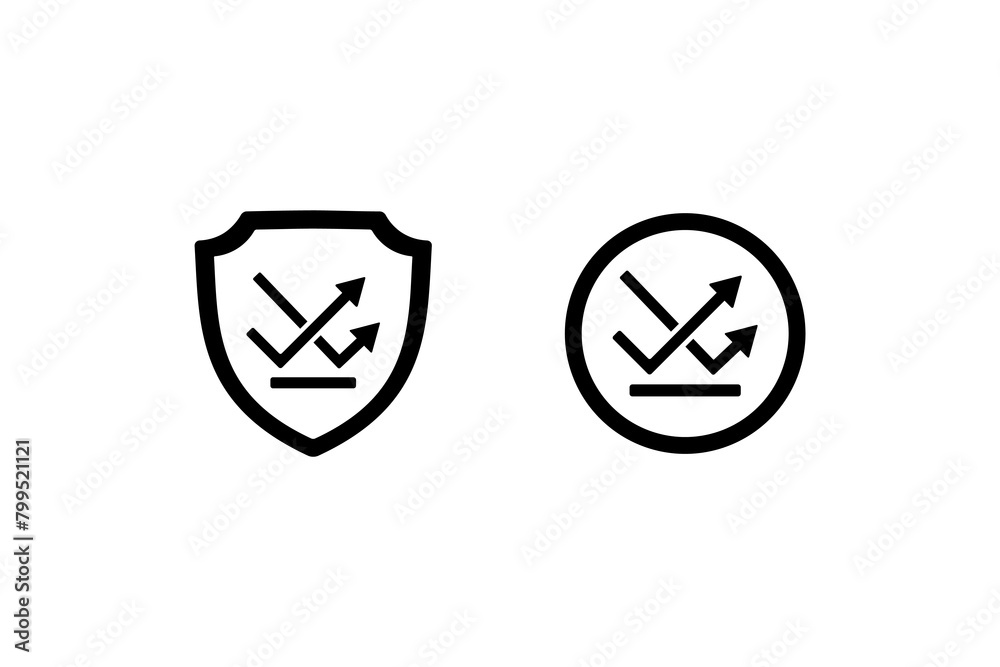 Abrasion resistant icon or Abrasion resistant sign vector isolated ...