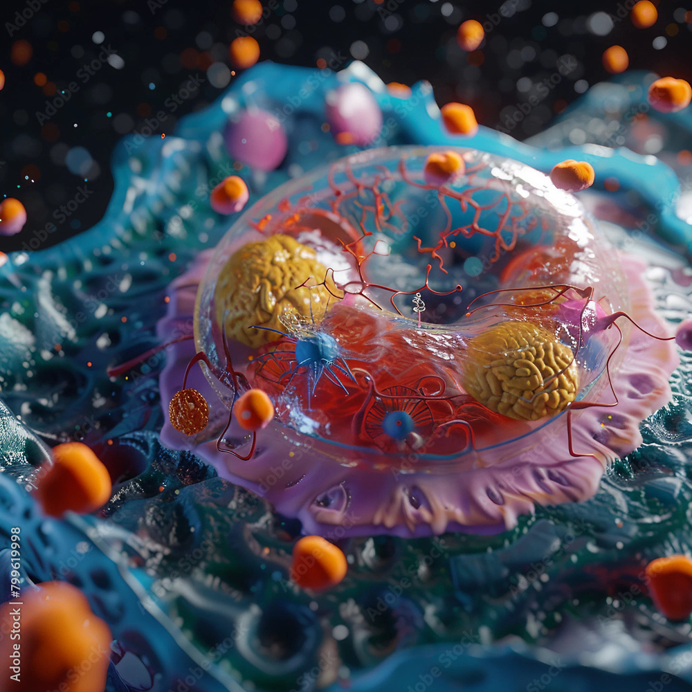 Dive Deep into the Cell: Advanced 3D Renderings of Cellular Organelles ...