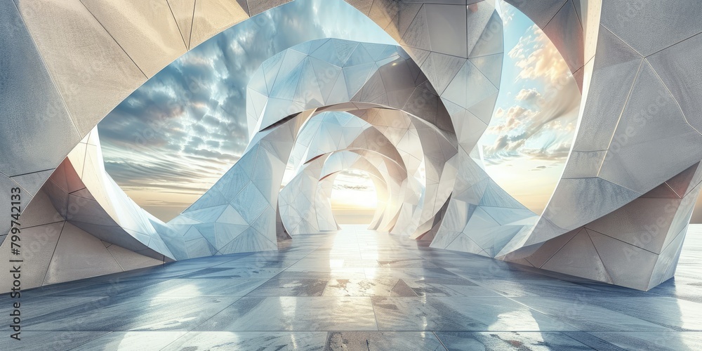 the allure of mathematical perfection in a breathtaking stock image ...