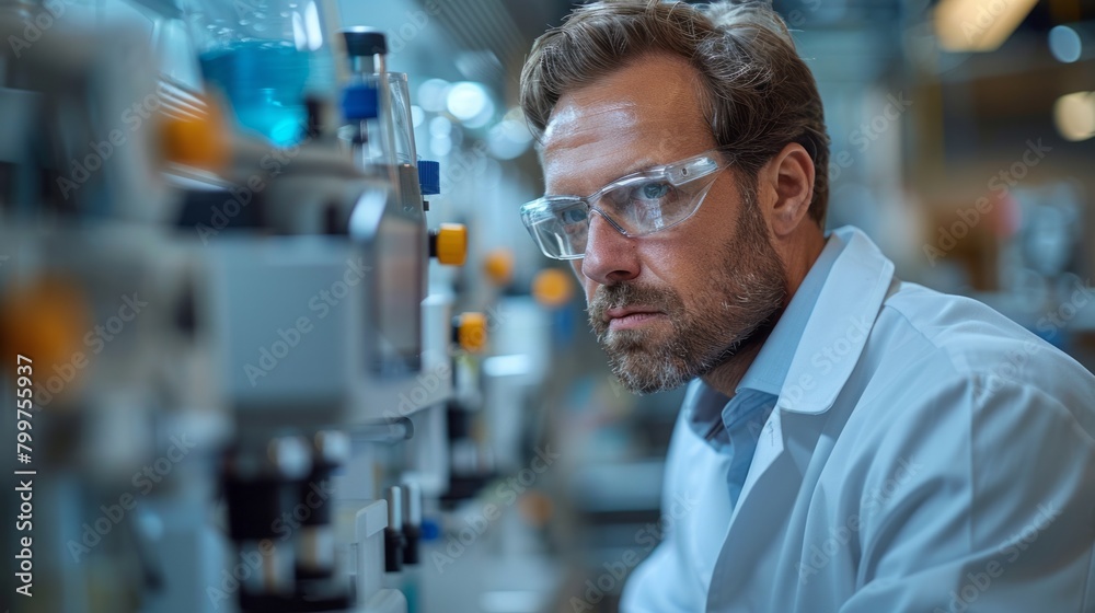 A high-performance liquid chromatography (HPLC) analysis separating ...