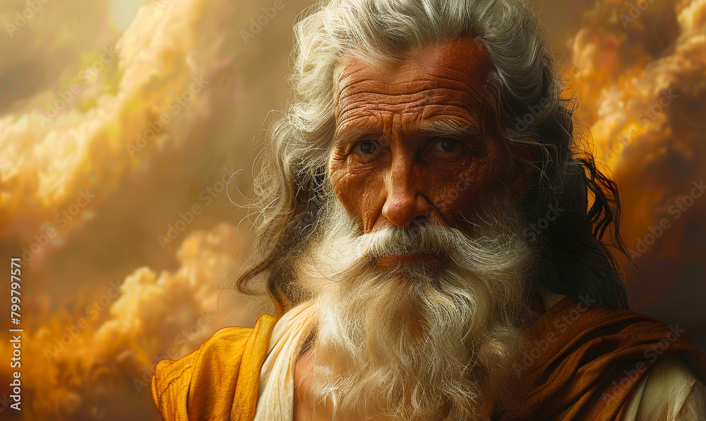 Enoch - Biblical Figure Who Walked with God, Mediterranean Grandfather ...