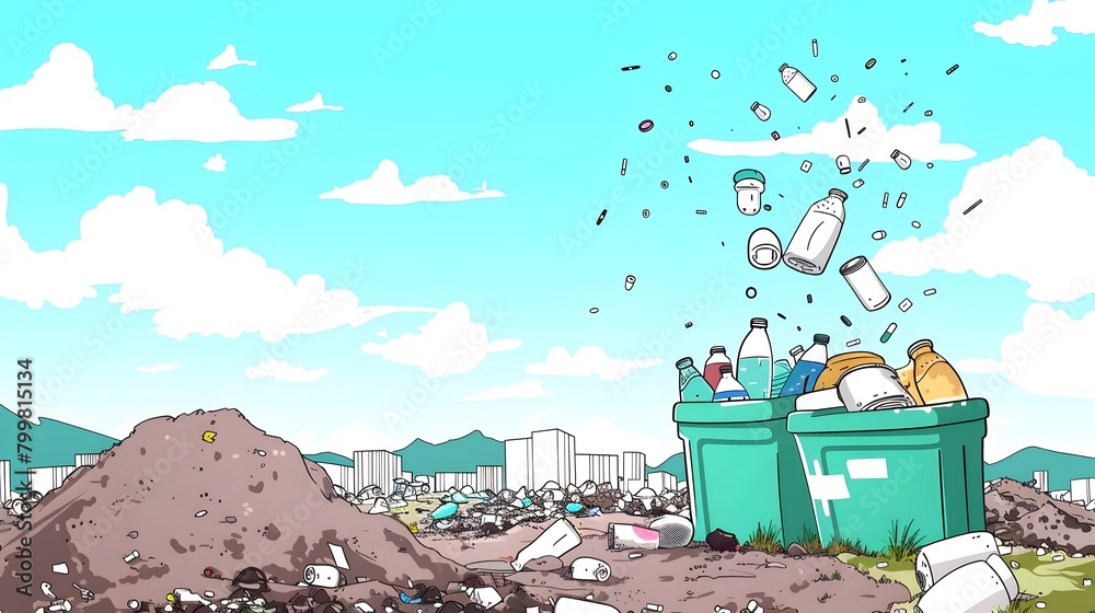 Toxic Emissions from Decomposing Plastic Pollution in Landfill Site Posing Environmental and ...