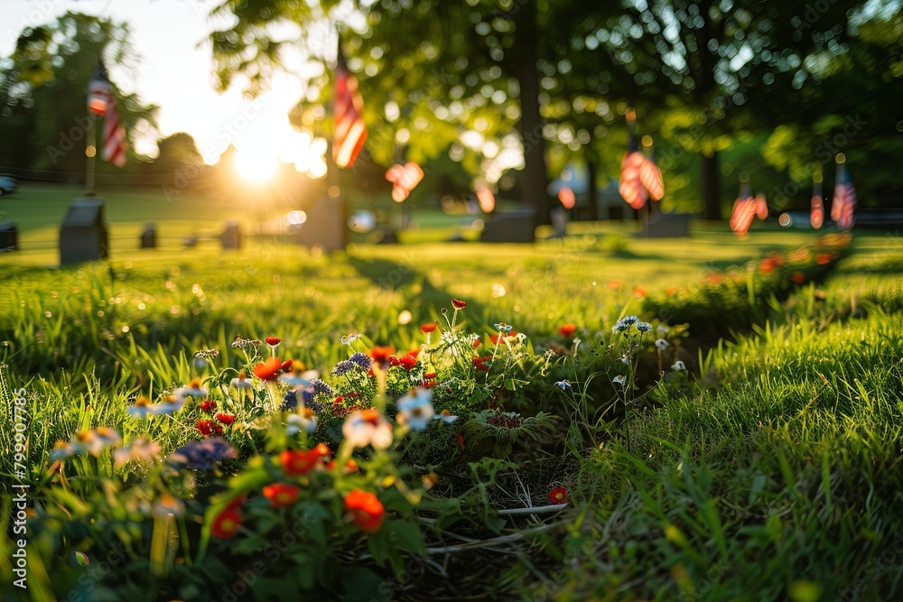 Vibrant Memorial Day photos featuring patriotic red, white, and blue ...