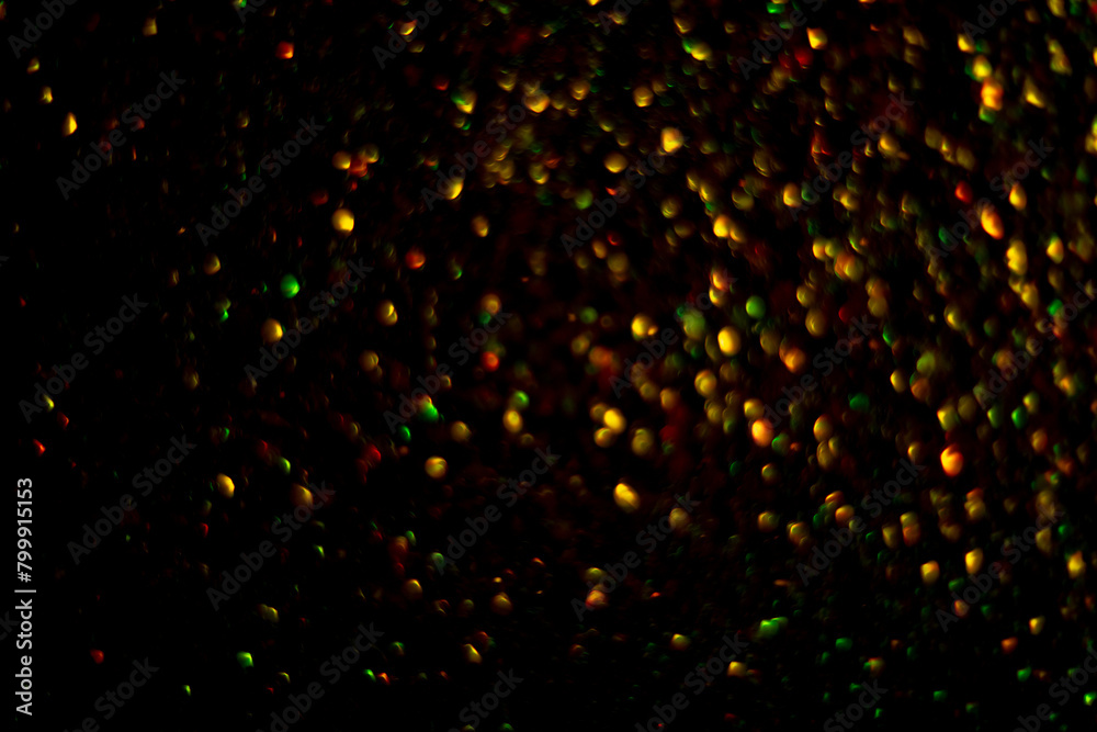 Colorful glitter lights background. Defocused bokeh. Lights texture. Blurred boke light ...