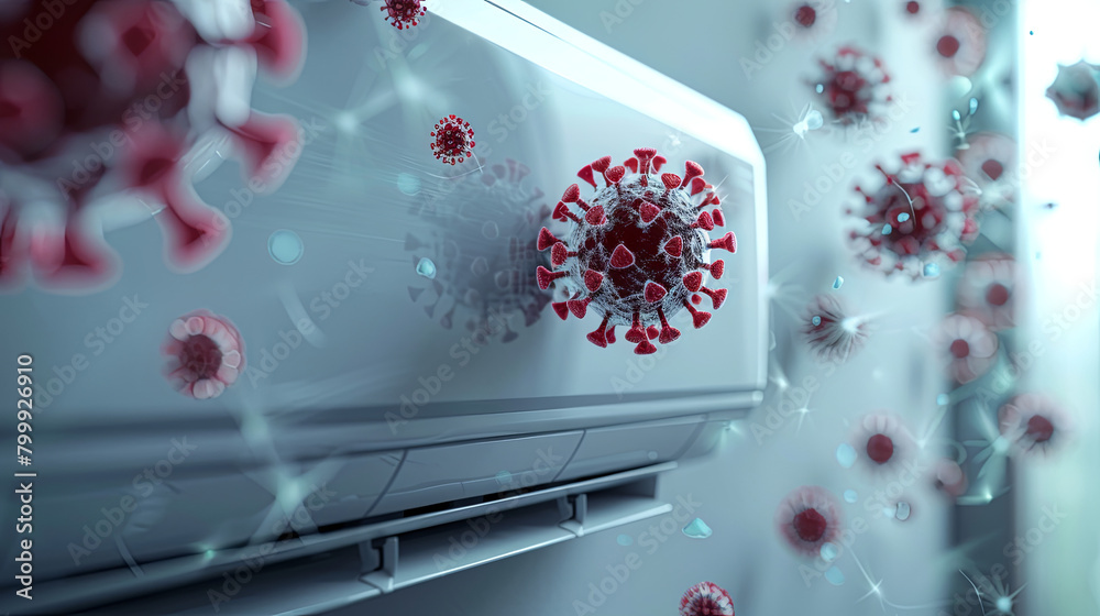 air conditioning systems can increase the area of infection if there is ...