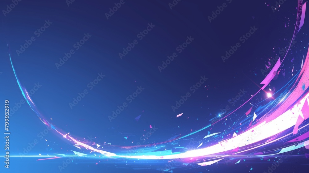 Futuristic Light Trails Merge in Dynamic Arrow Formation, Abstract 4K ...