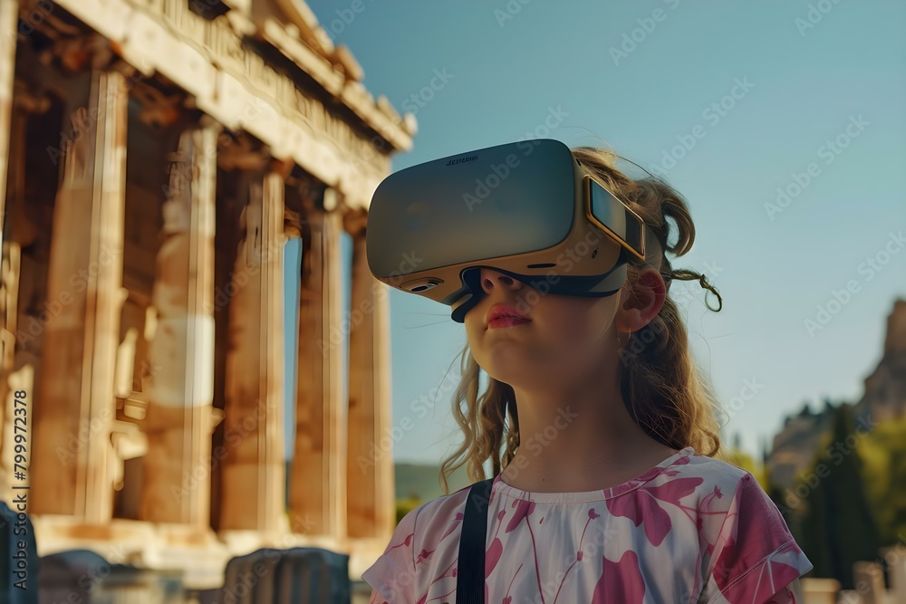 Exploring an Ancient Greek Temple in Virtual Reality: A Girl's ...