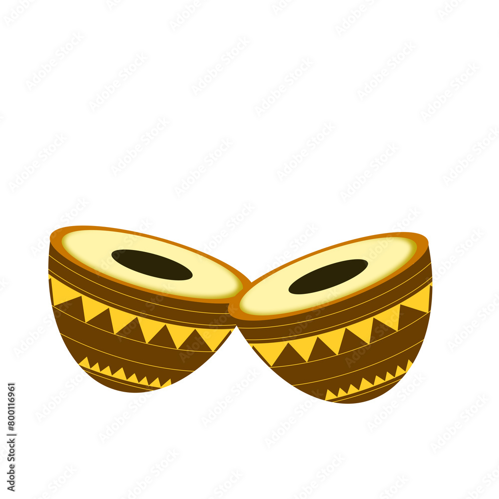 Indian Wedding Chaughada illustration pair with design Stock ...