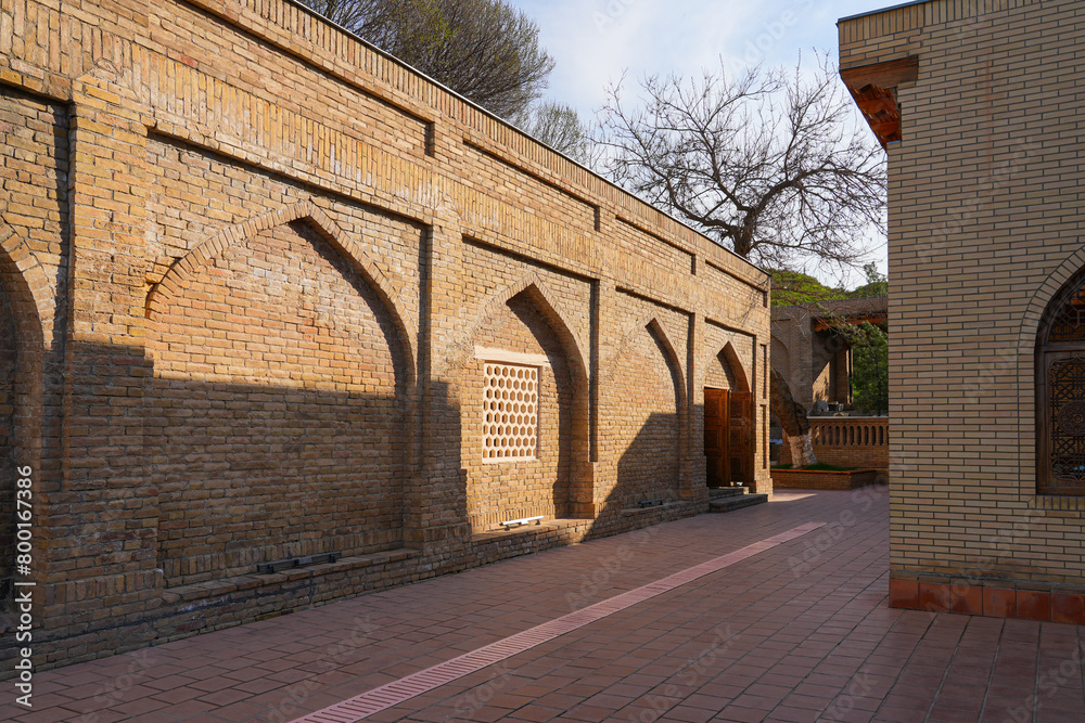 Khoja Doniyor (Saint Daniel) Mausoleum on the side of the Afrosiyab ...