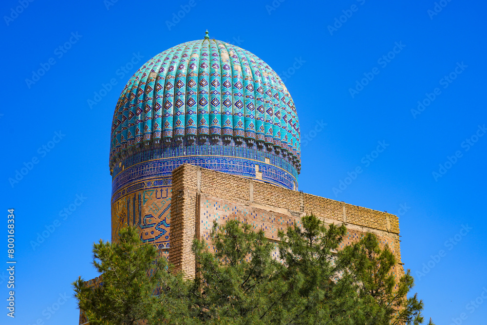Bibi-Khanym Mosque in Samarkand, Uzbekistan, Central Asia - Built in ...