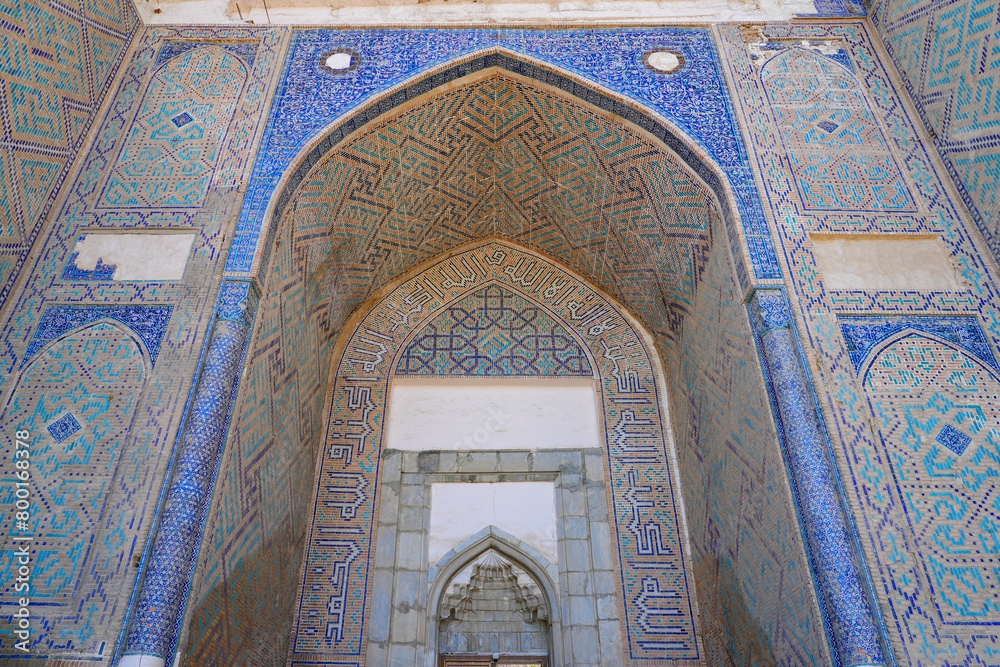 Bibi-Khanym Mosque in Samarkand, Uzbekistan, Central Asia - Built in ...