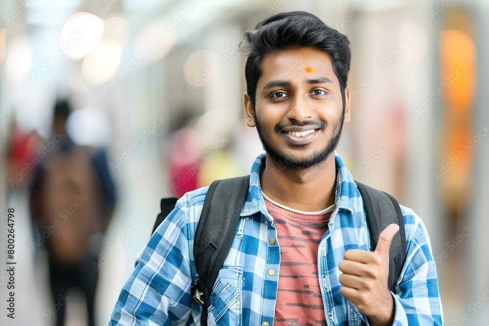 Thumbs Up Gesture by Indian Man. Concept Indian culture, Hand gestures ...