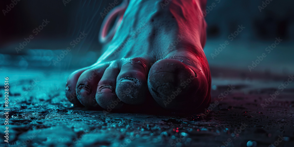 Metatarsal Fracture: The Foot Pain and Swelling - A person holding ...