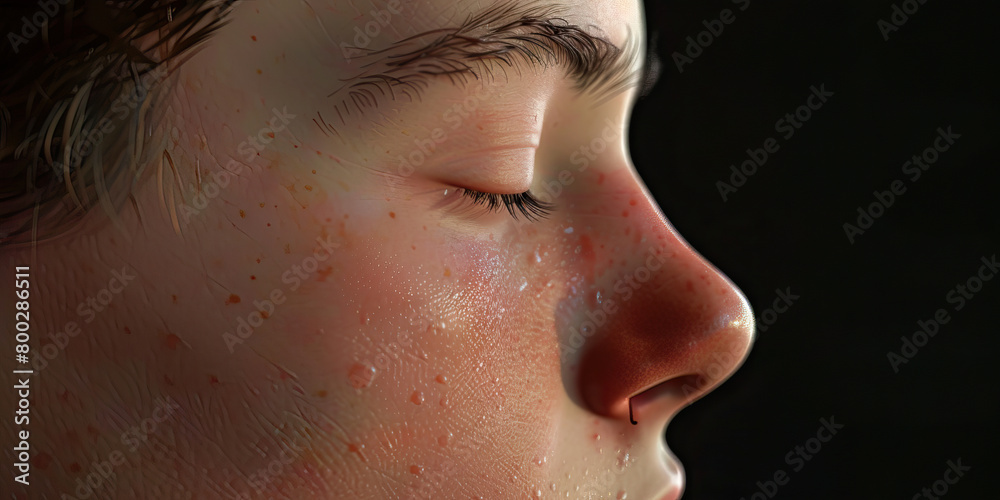 Broken Nose: The Facial Swelling and Nasal Obstruction - A person with ...