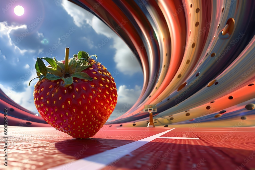 Bring the basketball court to life in a surreal, hyper-realistic ...