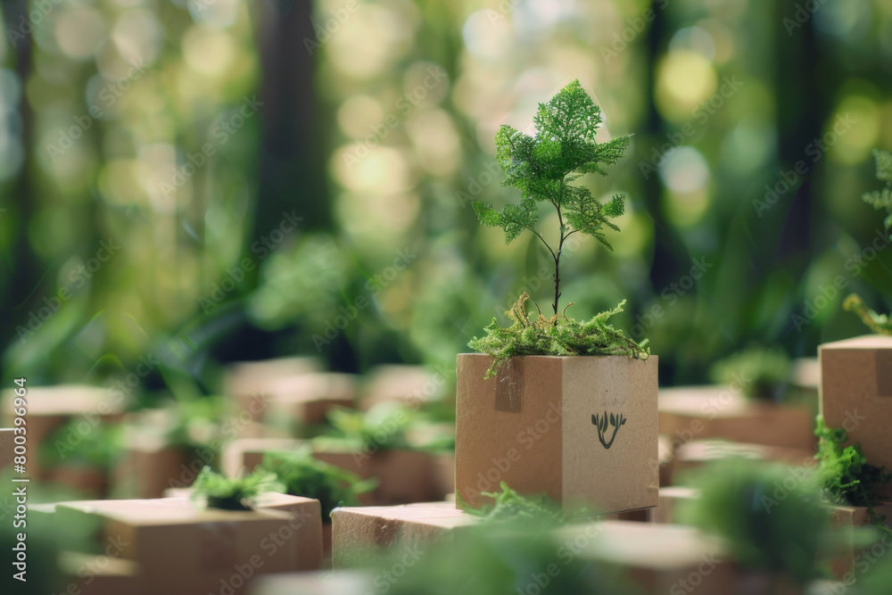Ecommerce platform offsets carbon footprint tree planting sustainable ...
