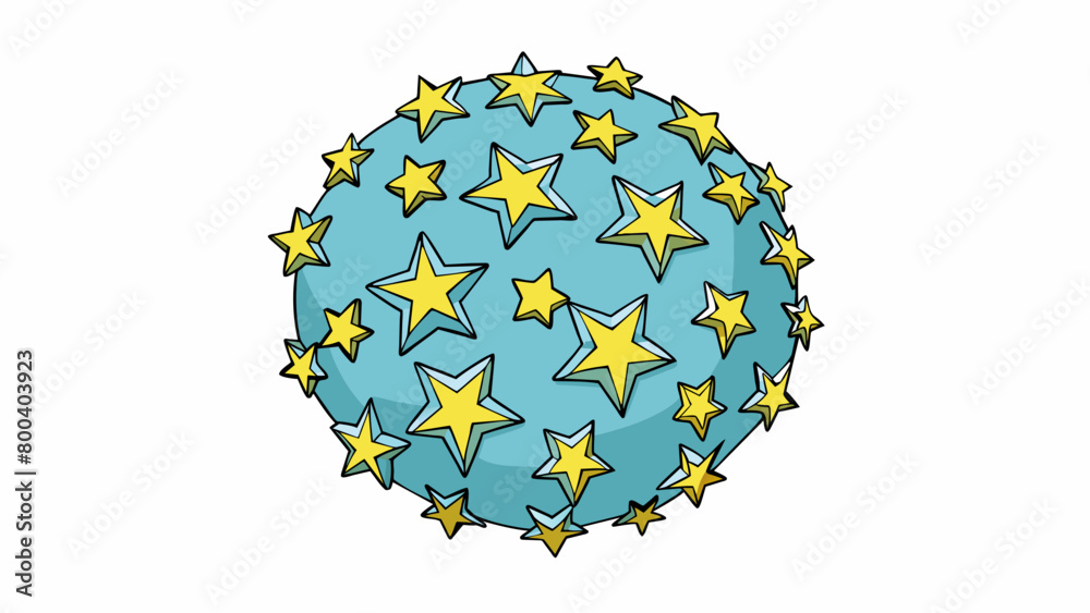 A dense group of stars tightly packed together forming a spherical ...