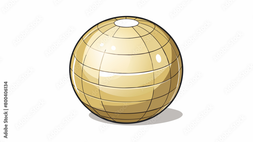 A solid weighty sphere crafted from polished ivory its smooth surface ...