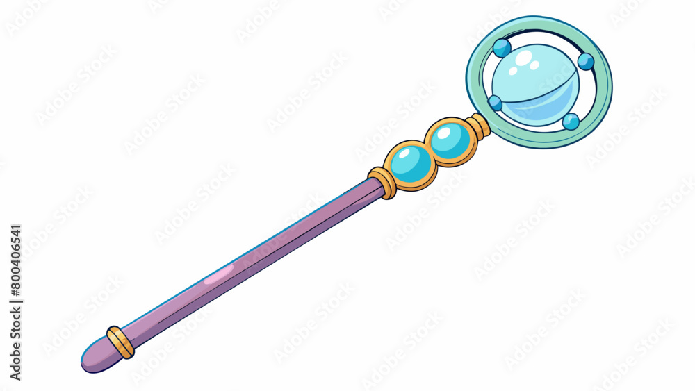 A traditional bubble wand is made of simple wire with a larger loop at ...