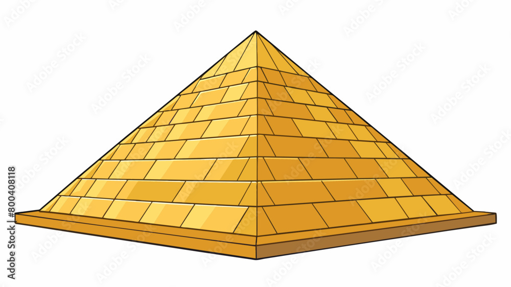 The Great Pyramid of Giza is a perfect example of a pyramid. It stands ...