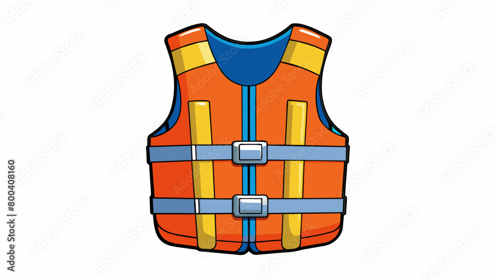 The life jacket is equipped with adjustable ss and buckles to ensure a ...