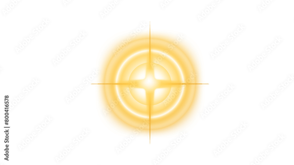 Realistic Lens Flare Effect Background Stock Illustration | Adobe Stock