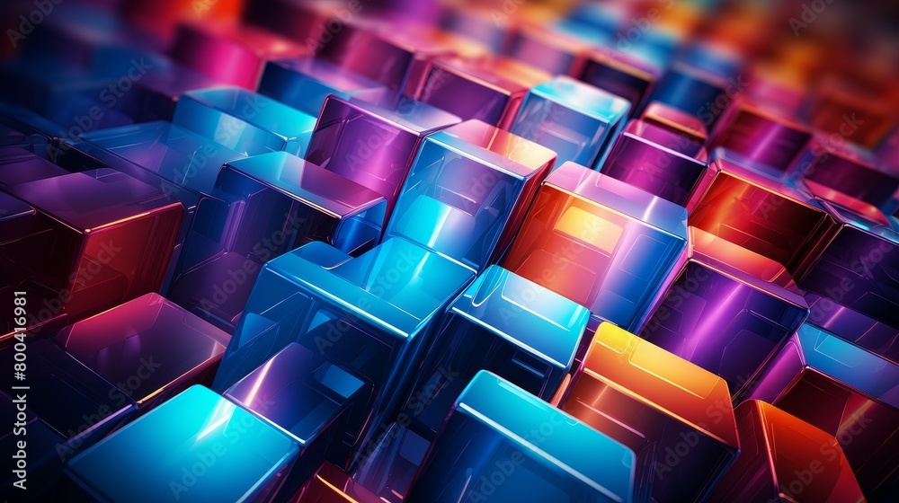 Optical color illusion, surreal effect, close-up detail, ambient ...