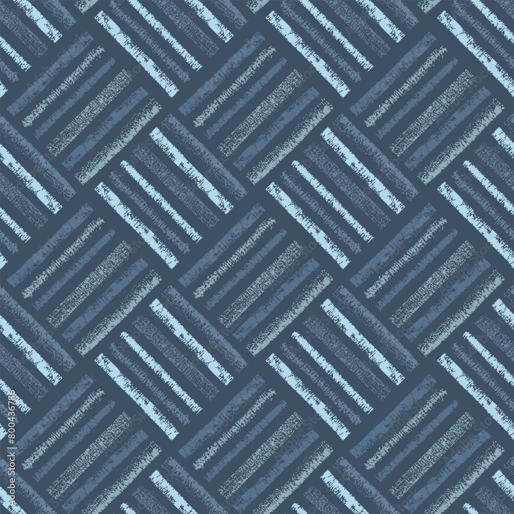 Hand drawn grunge style weaving seamless pattern.Vector wicker texture ...