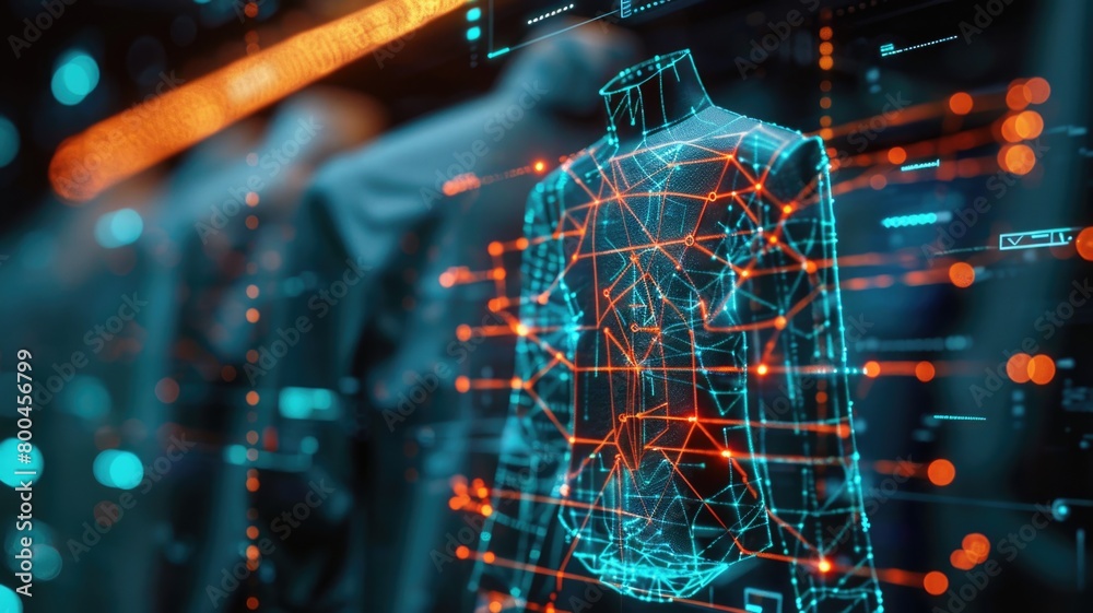 wearable optical network, with smart textiles and devices ...