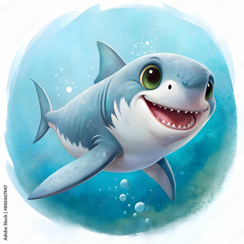 baby shark Stock Illustration | Adobe Stock