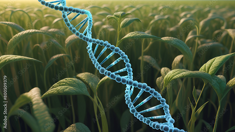 Concept of DNA mutations, illustrating the genetic variations that ...