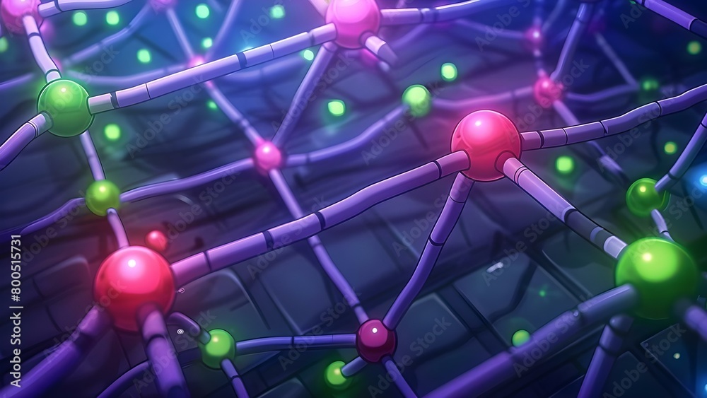 Stylish Cybersecurity UI: Lavender to Forest Green Digital Mesh Network ...