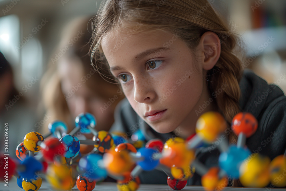 Bonding Models: Students construct models of molecular bonds using ball ...