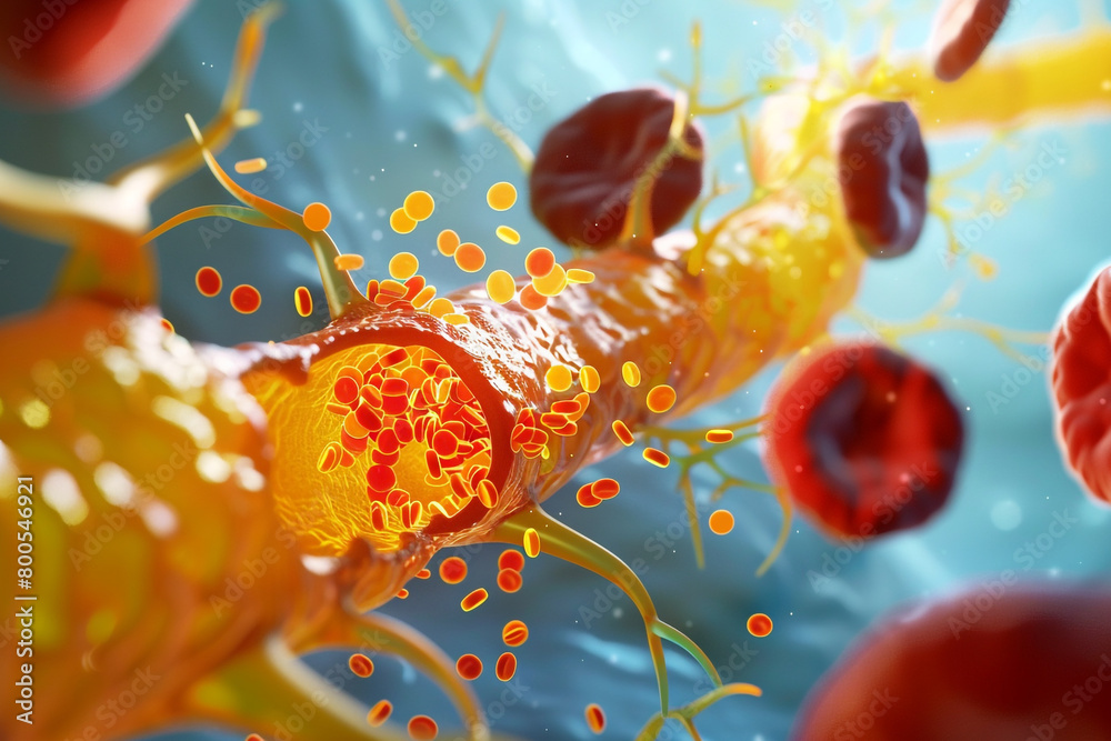 3D infographic comparing the structure and function of HDL and LDL ...