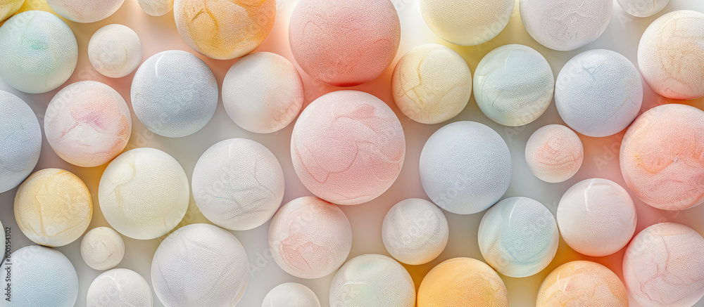 Pastel Colorful balls abstract wallpaper or background. Pattern design ...